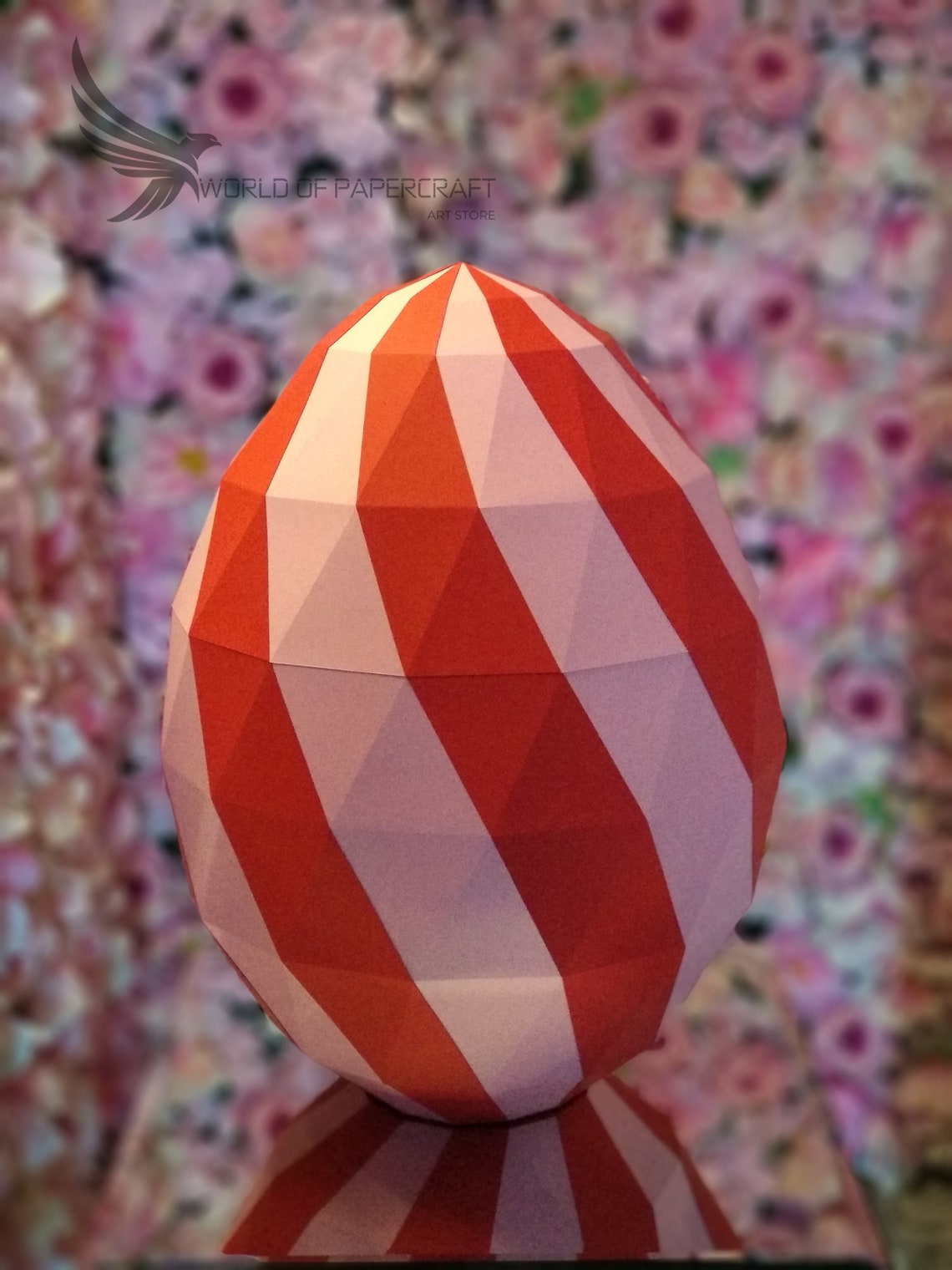 Egg V2 Papercraft Model Egg Low Poly Egg Sculpture Egg Paper - Etsy