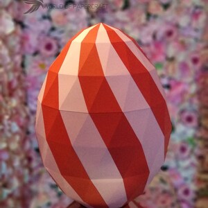 Egg V2 Papercraft Model Egg Low Poly Egg Sculpture Egg Paper Papercraft ...