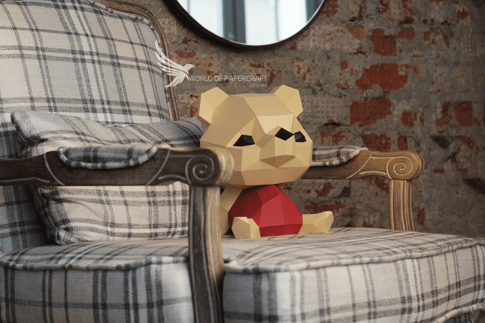 Papercraft Bear PDF Template DIY Teddy Bear Pepakura - Etsy