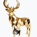 Deer Papercraft: Low Poly Animal Sculpture (PDF Template) - Etsy