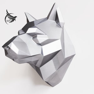 Steel Wolf Head in Metal.pattern Wolf Metal Sculptures. PDF DXF - Etsy