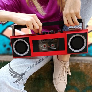 Record Player Papercraft Model Record Player Low Poly Sculpture Player ...