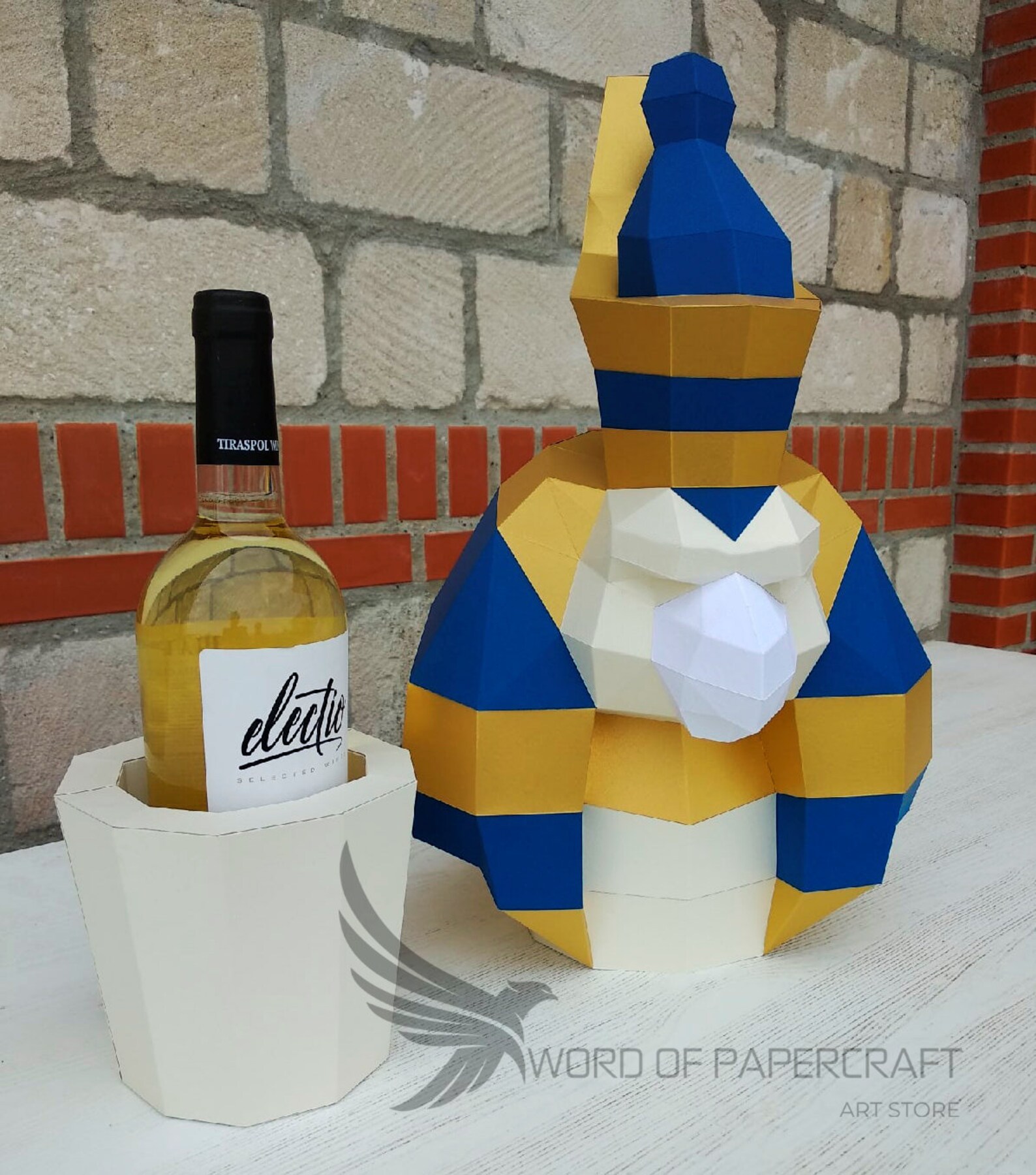 Papercraft God Gor Gift Box for Wine PDF Templatediy - Etsy