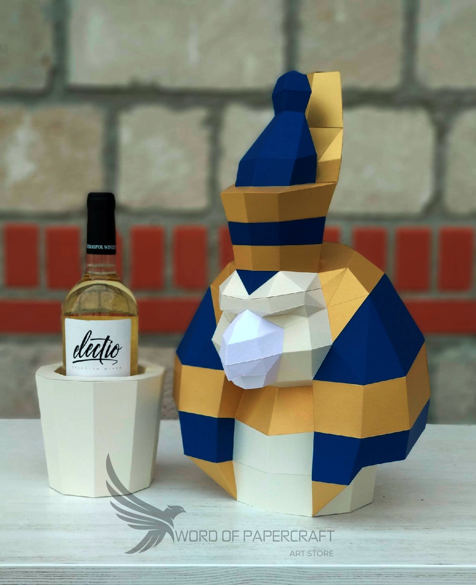 Papercraft God Gor Gift Box for Wine PDF Templatediy - Etsy