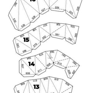 Papercraft Lucifer PDF Template Low Poly Devil Paper Sculpture DIY ...