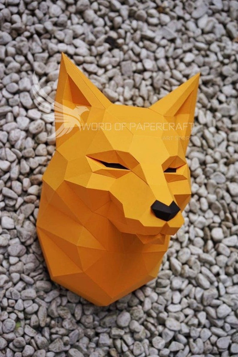Papercraft Fox Blessing of the Celestials Foxes PDF - Etsy