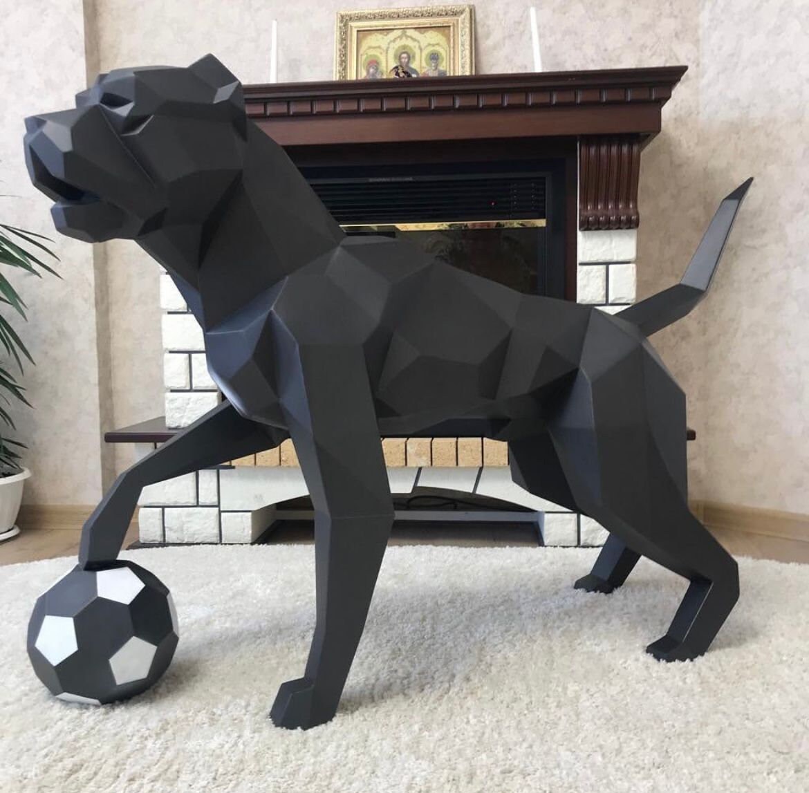 Metal Canary Great Dane in Metal.pattern Dog Metal Sculptures. PDF DXF ...
