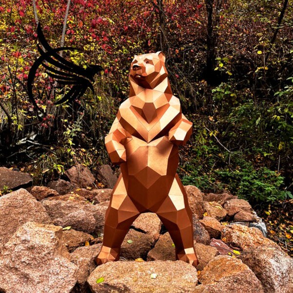 Bear Papercraft - Etsy