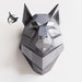 Steel Wolf Head in Metal.pattern Wolf Metal Sculptures. PDF DXF - Etsy
