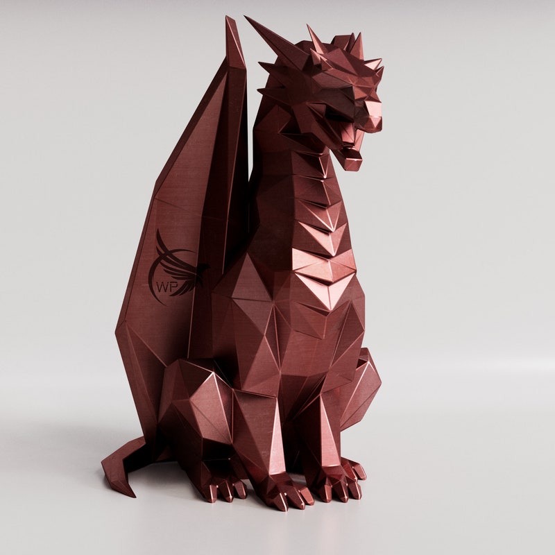 Papercraft Dragons - Etsy