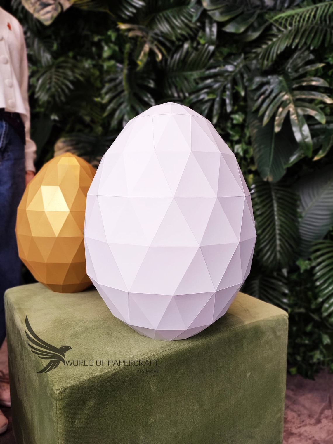 Egg V3 Papercraft Model Egg Low Poly Egg Sculpture Egg Paper | Etsy UK