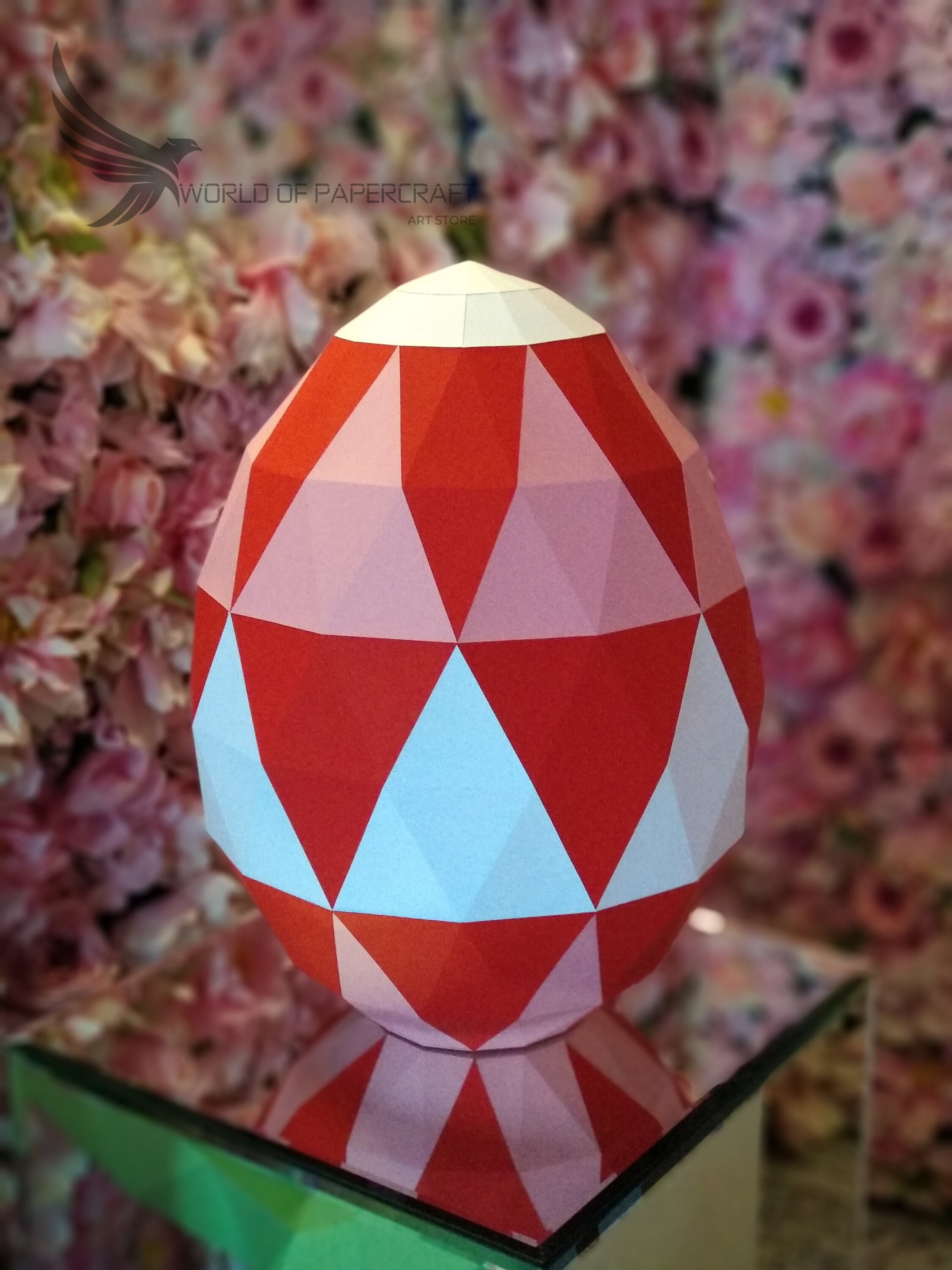 Egg Papercraft Model Egg Low Poly Egg Sculpture Egg Paper | Etsy UK