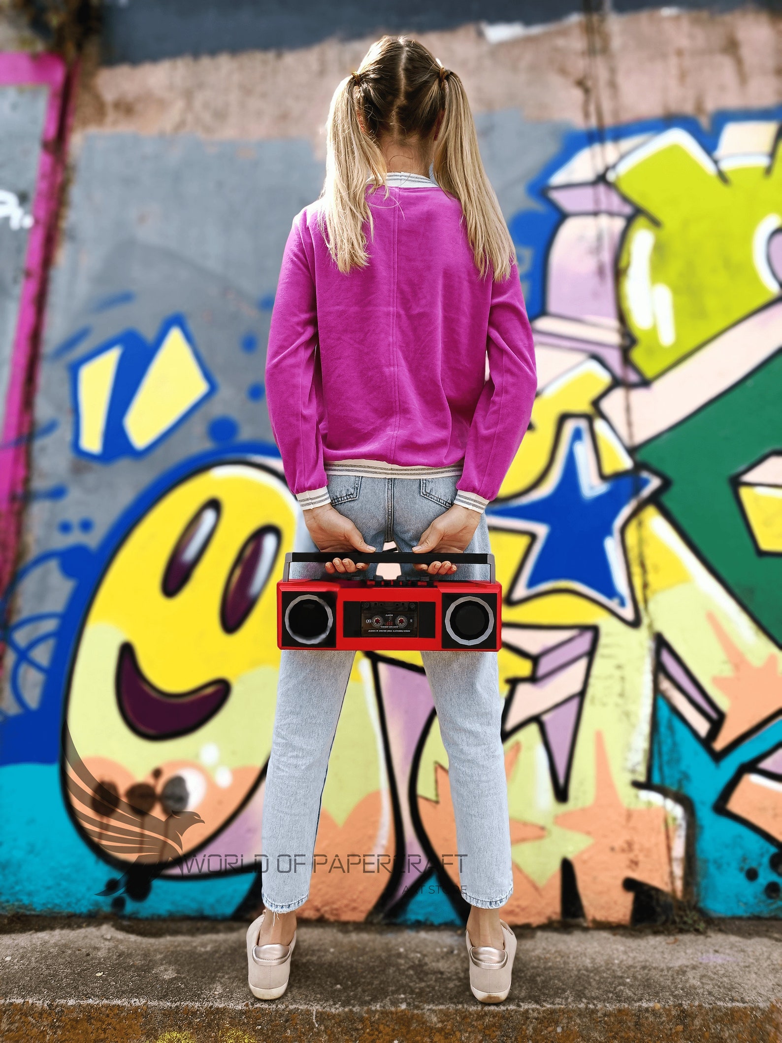 Record Player Papercraft Model Record Player Low Poly - Etsy