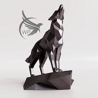 Witcher Papercraft/wolf Printable Pattern/pdf Template/polygonal 3d ...