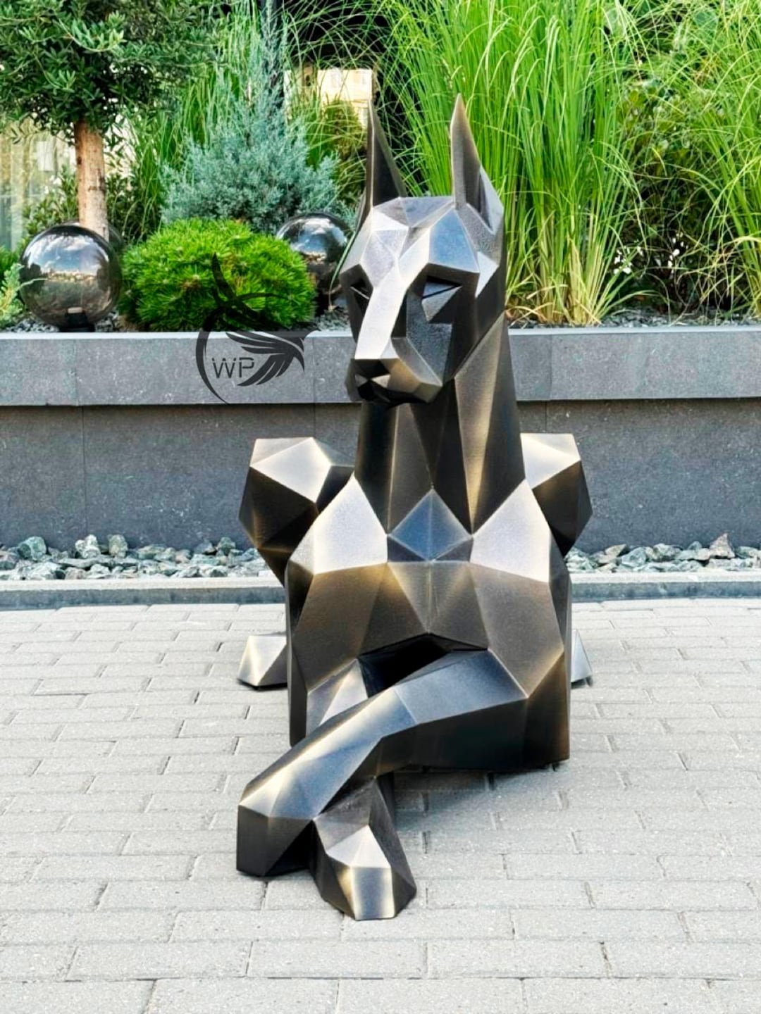 Doberman in Steel,metal Dog Dxf, Steel Metal Do It Yourself, Dog Garden ...