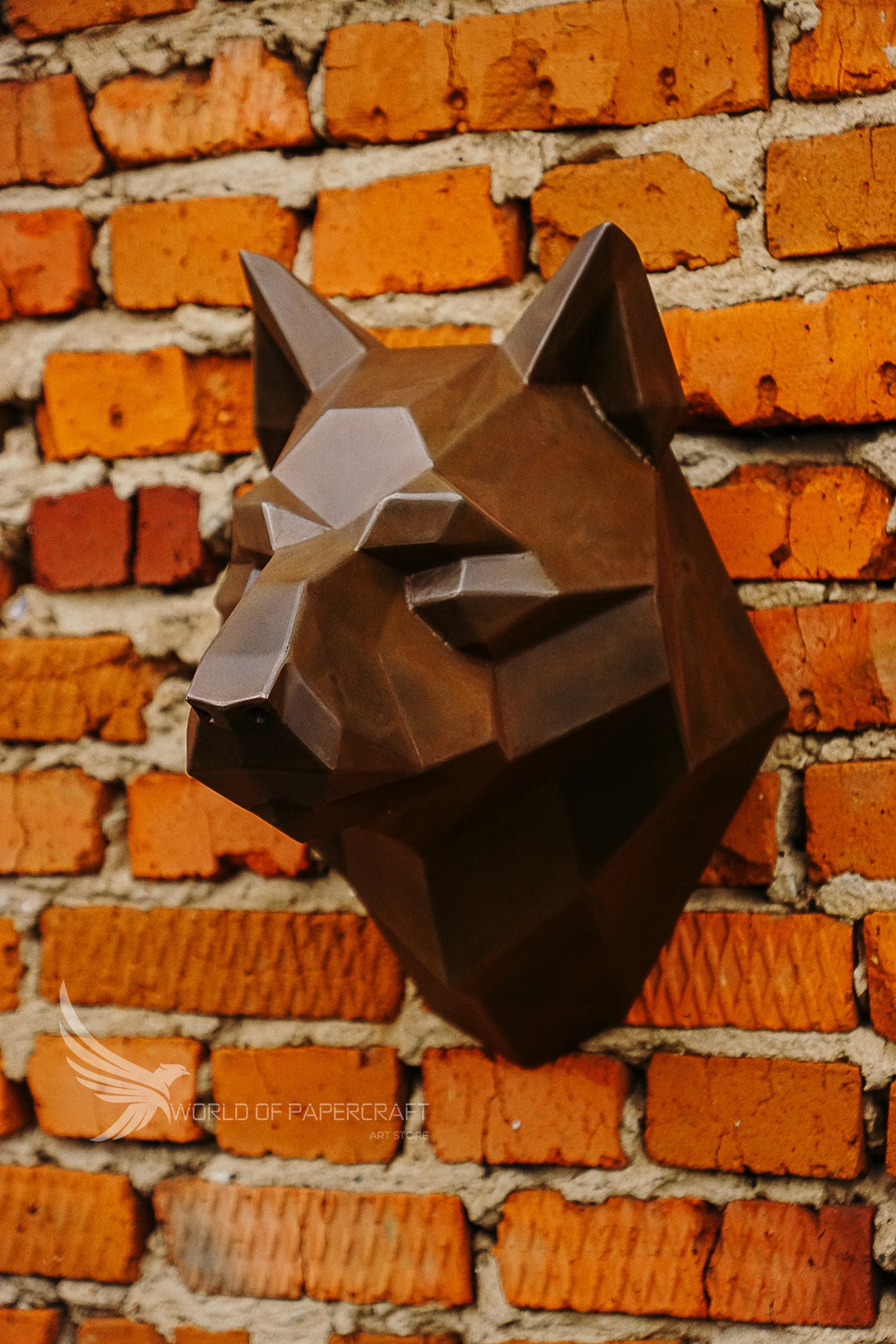 Steel Wolf Head in Metal.pattern Wolf Metal Sculptures. PDF DXF - Etsy