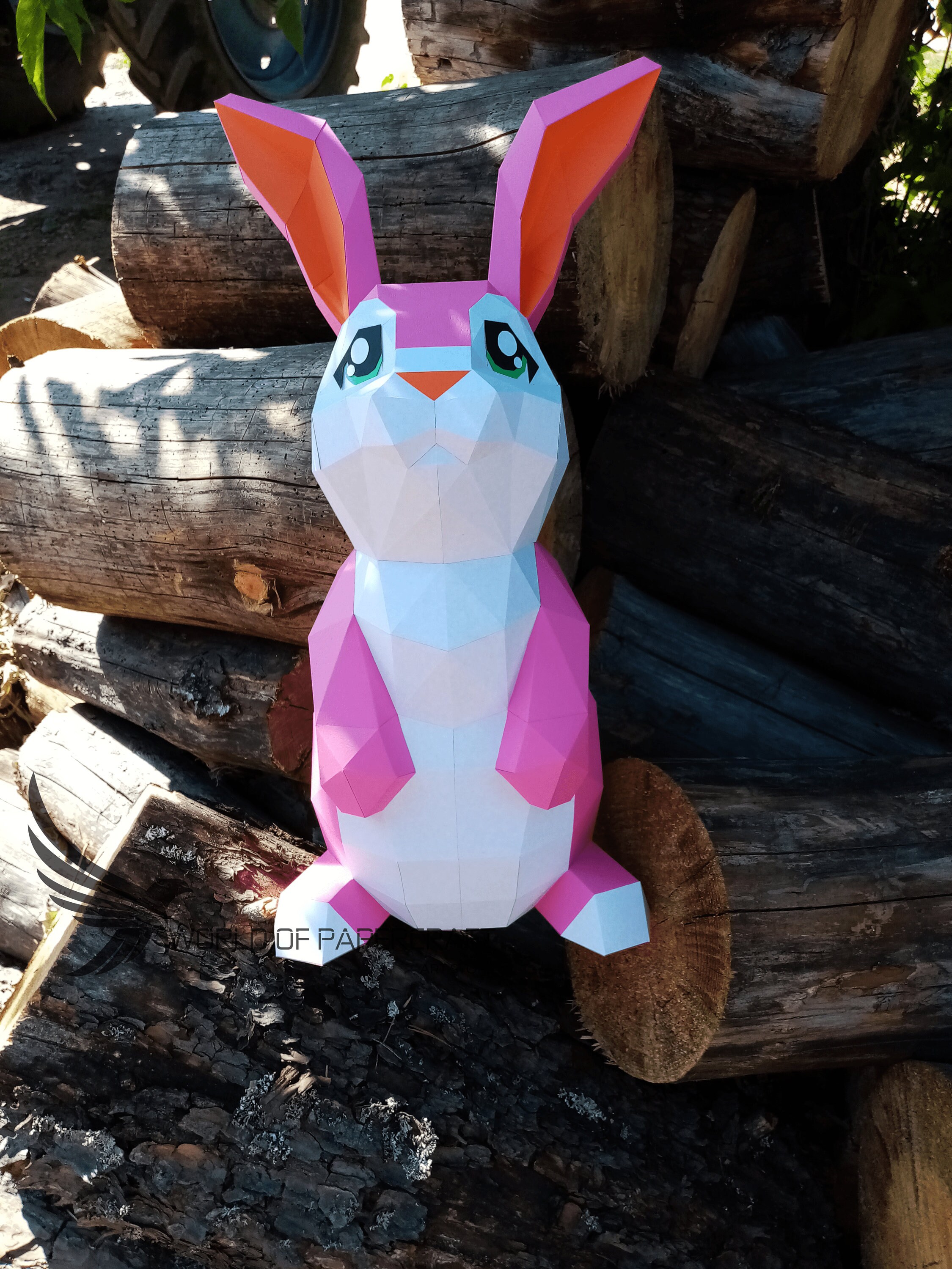 Rabbit Papercraft Model Rabbit Low Poly Rabbit Sculpture - Etsy UK