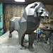 Steel Lion in Metal.pattern Lion Metal Sculptures. PDF DXF - Etsy