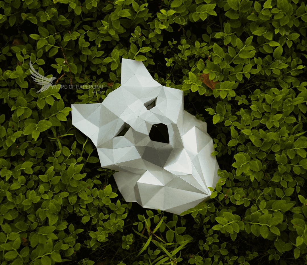 Papercraft Wolf PDF Template Pepakura Wolf Totem Low - Etsy Portugal