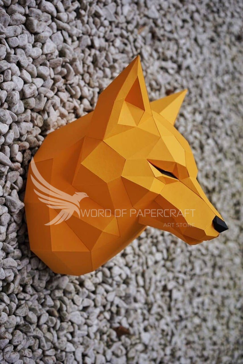 Papercraft Fox Blessing of the Celestials Foxes PDF - Etsy