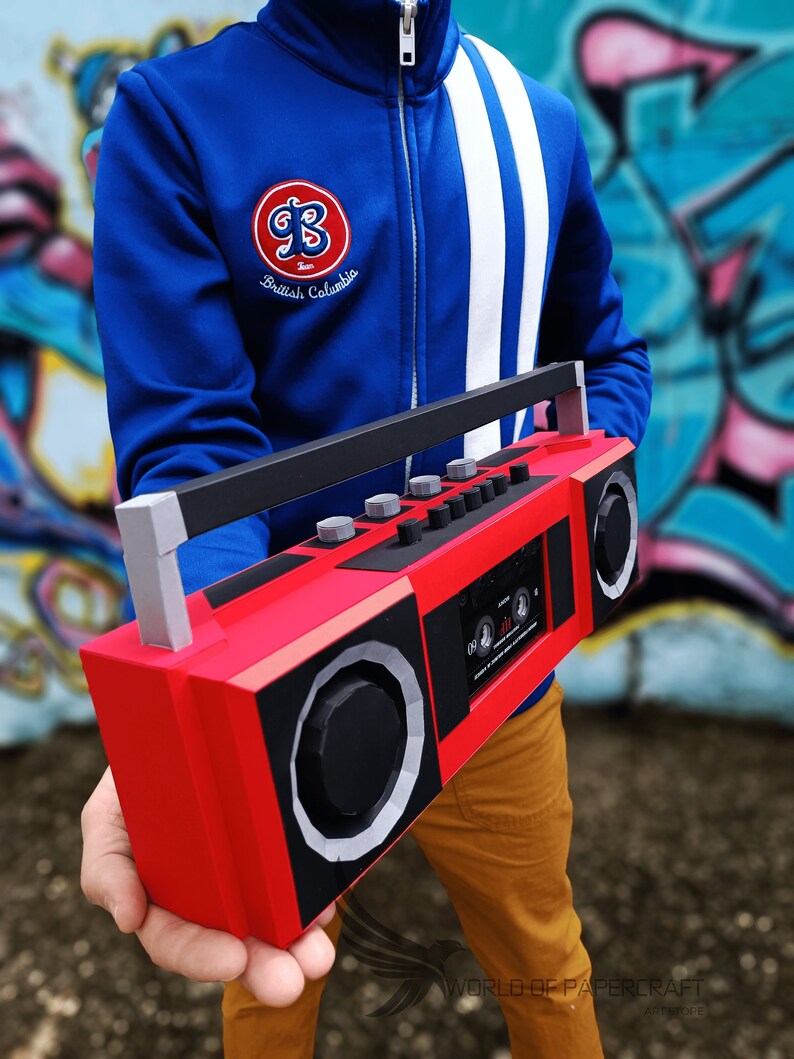 Record Player Papercraft Model Record Player Low Poly - Etsy Canada