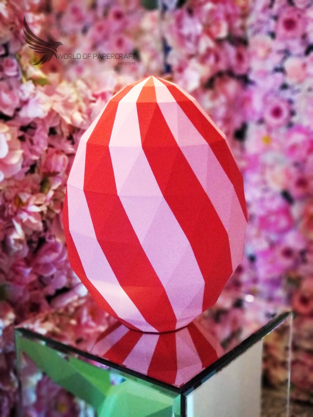 Egg V2 Papercraft Model Egg Low Poly Egg Sculpture Egg Paper Papercraft ...