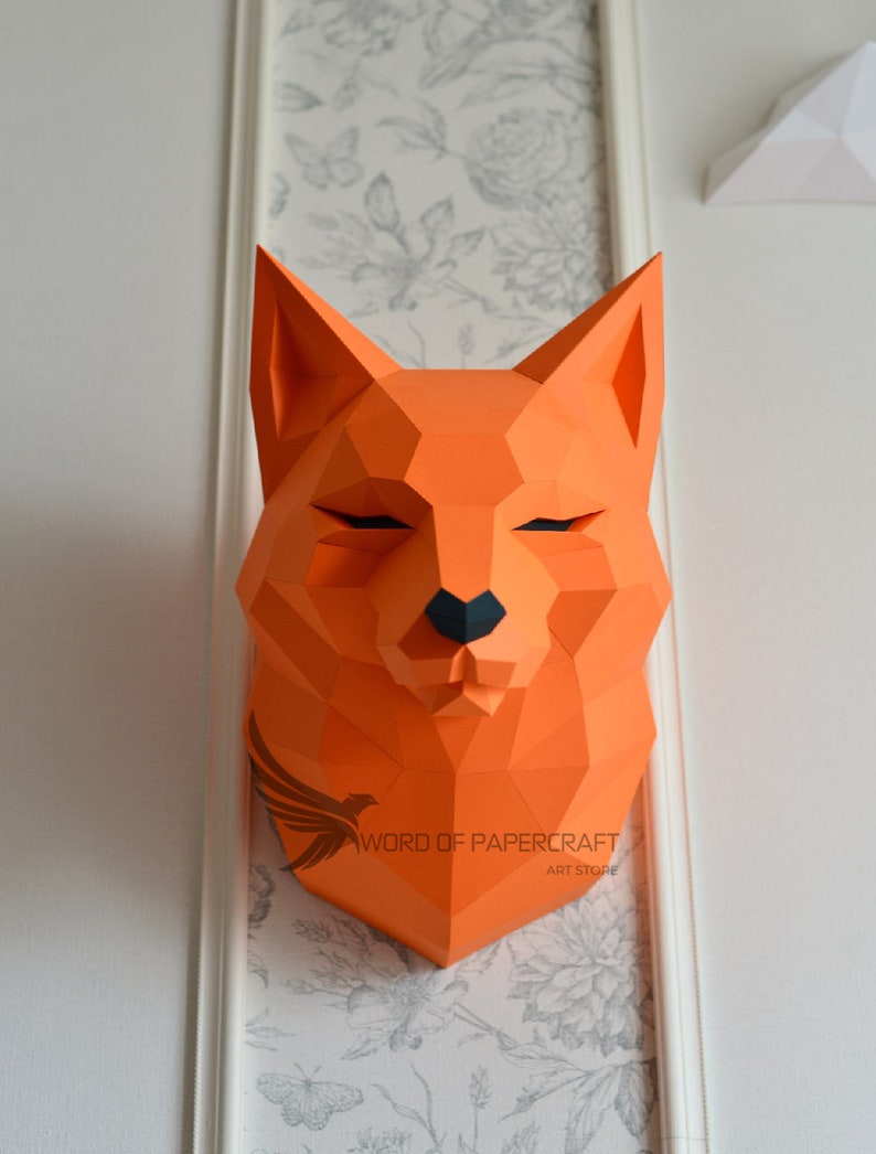 Papercraft Fox Blessing of the Celestials Foxes PDF - Etsy