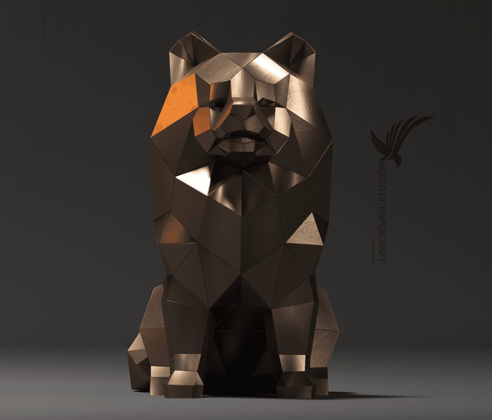 Metal Spitz in Metal.pattern Dog Metal Sculptures. PDF DXF - Etsy