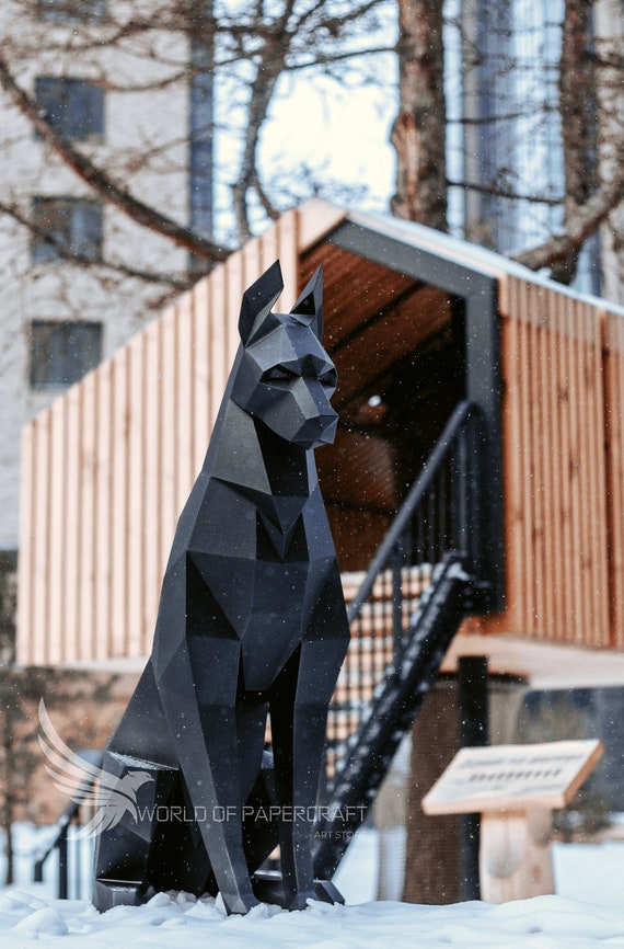 Dog Metal Handmade Metal Artmetal Sculpture3d - Etsy