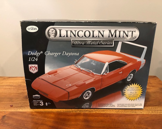 Testors Lincoln Mint Ultra Metal Series 1/24th Scale 1969 Dodge Daytona ...