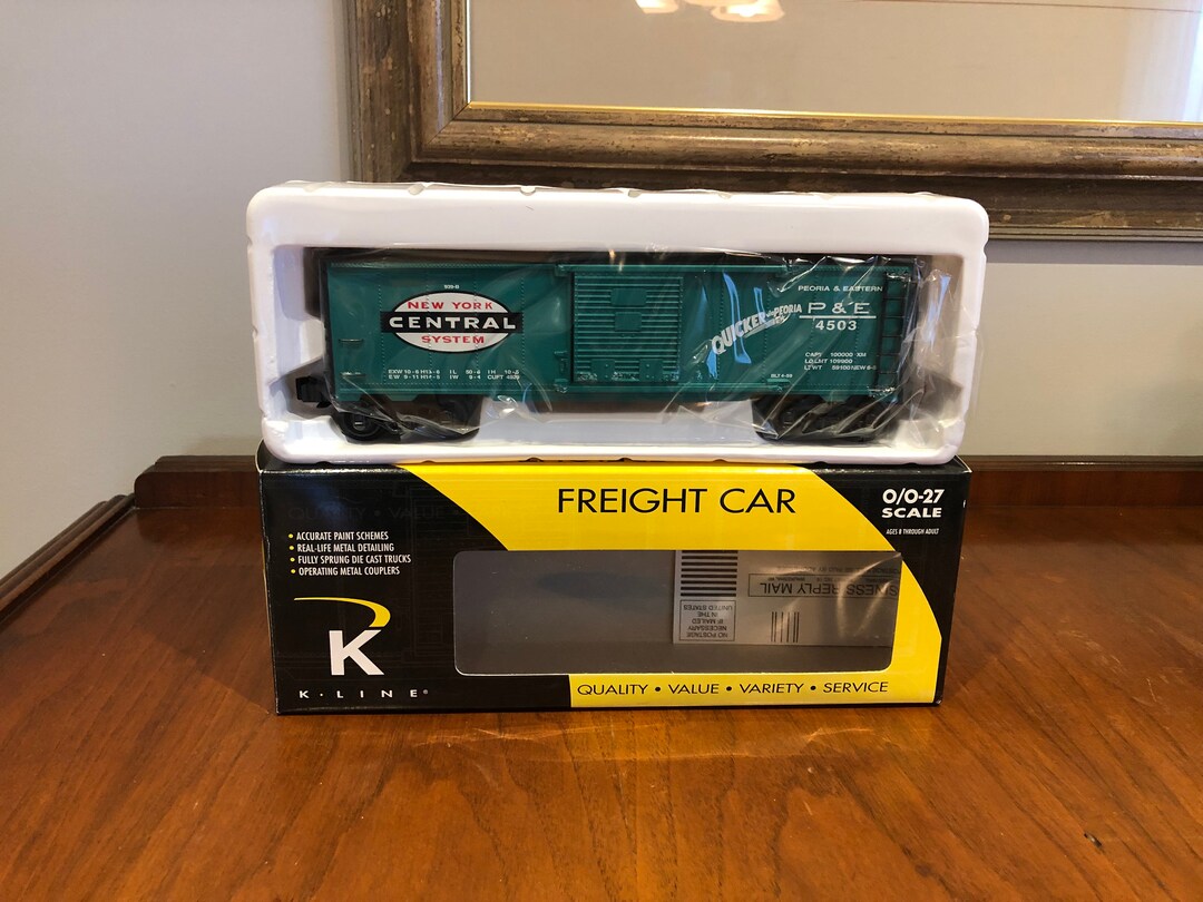 O and O27 Gauge K-line New York Central Boxcar 2001 - Etsy