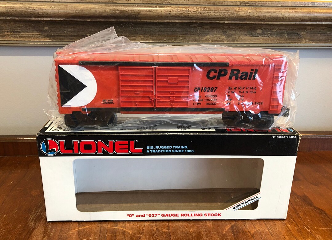 O and O27 Gauge Lionel 6-19207 CP Rail Double Door Boxcar - Etsy