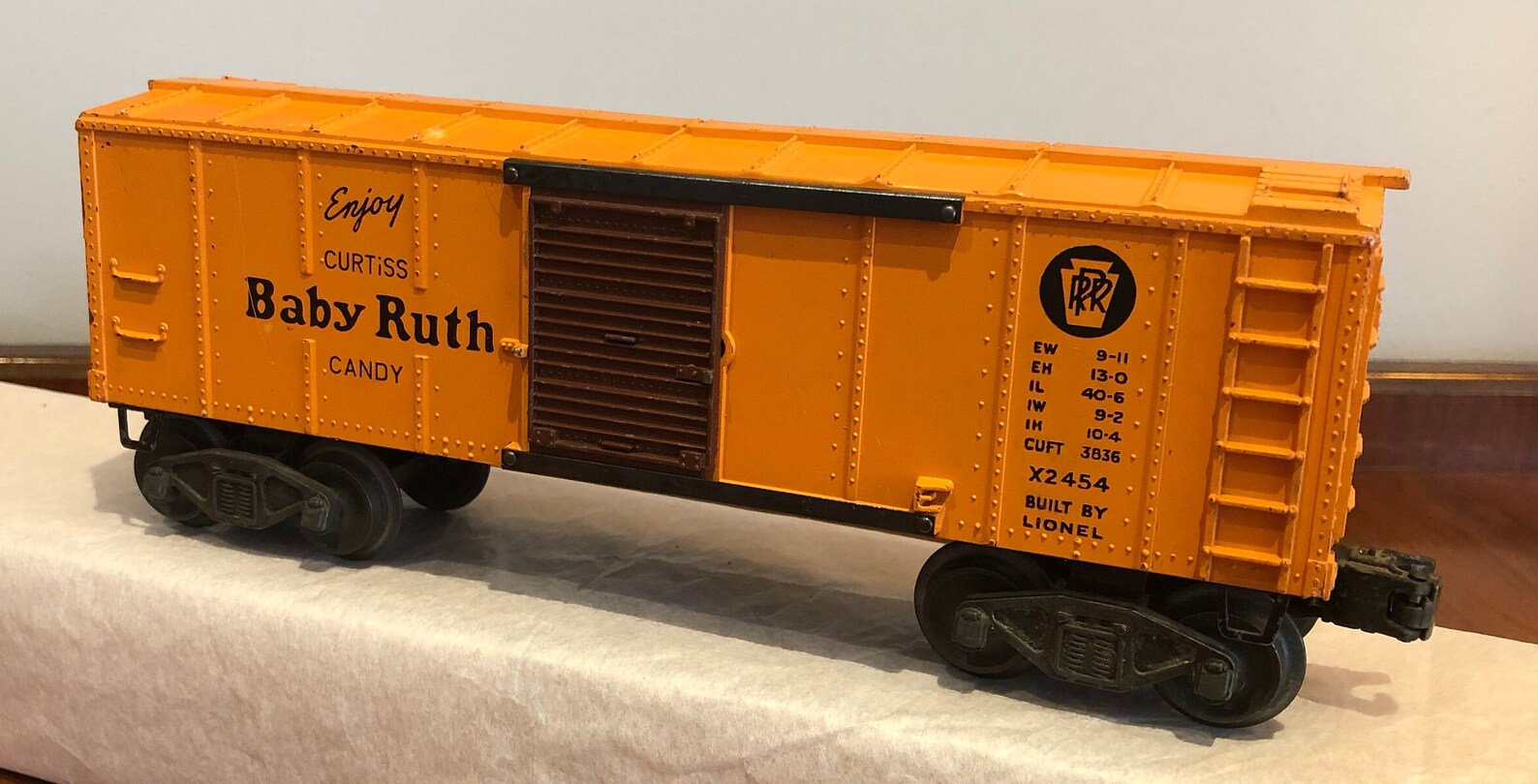 O27 Gauge Lionel Postwar X2454 Baby Ruth Boxcar Manufactured 1946-47 - Etsy