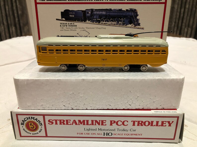 HO Gauge Bachmann Streamline PCC Trolley 7407 2000s - Etsy