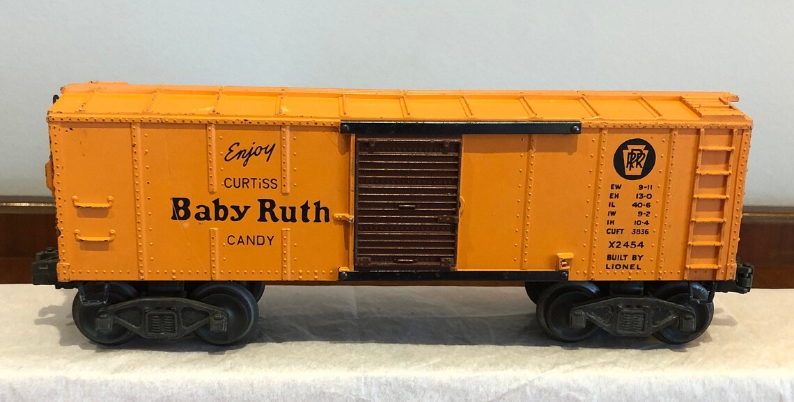 O27 Gauge Lionel Postwar X2454 Baby Ruth Boxcar Manufactured 1946-47 - Etsy