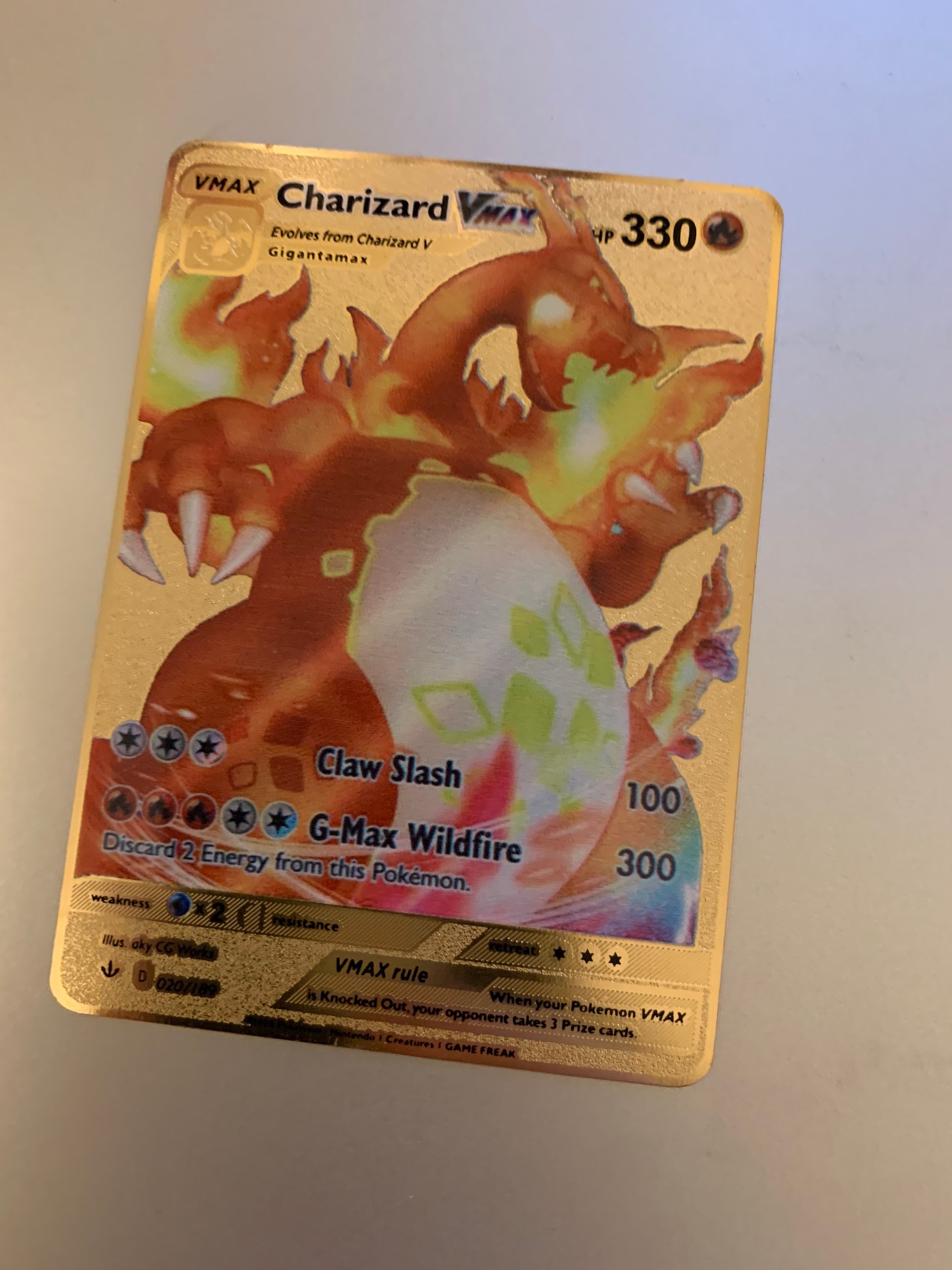 Pokémon - Charizard VMAX (champion’s Path; Shining Fates, Darkness ...
