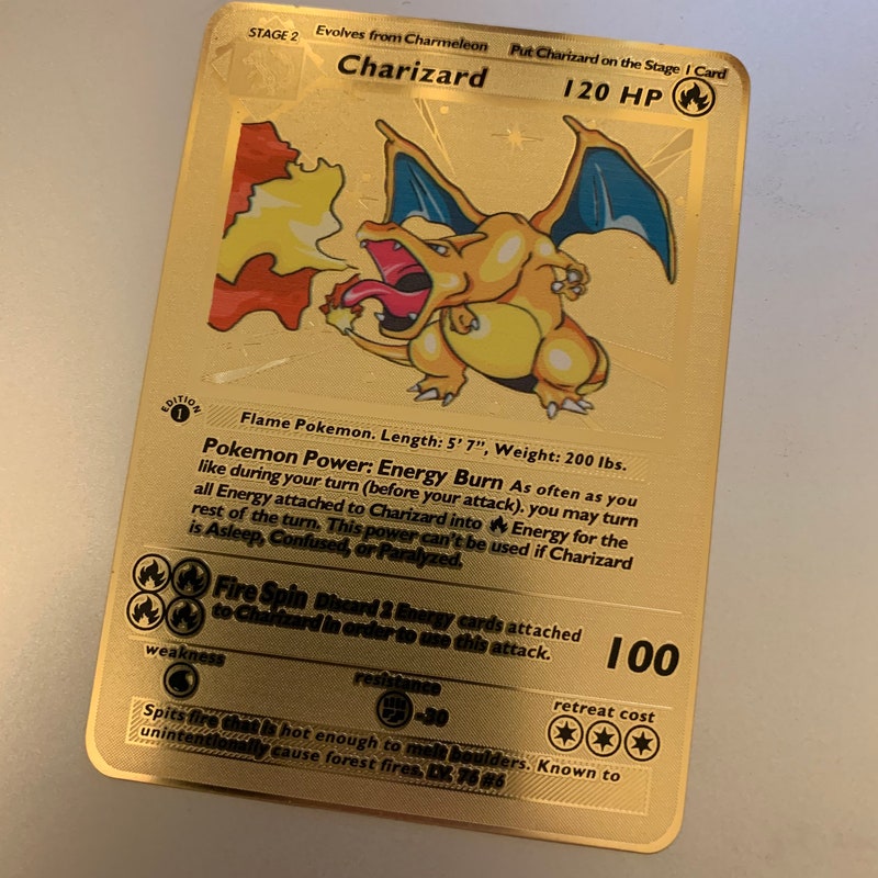 First Edition Charizard - Etsy