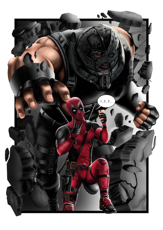 Deadpool Vs Juggernaut | Etsy