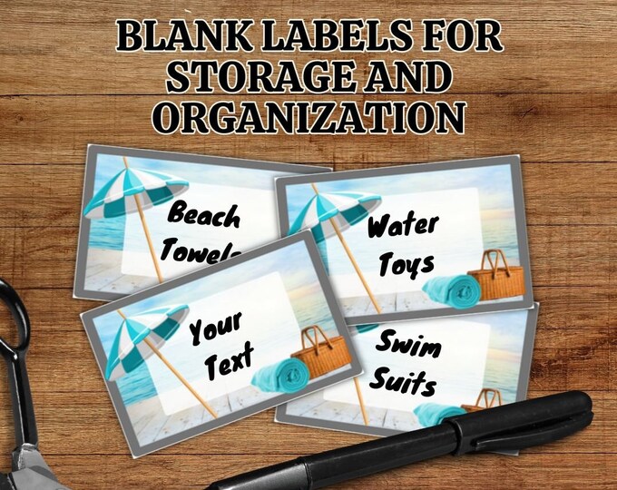 Organization Tags for Baskets, Organization Labels, Basket Tags, Pantry ...