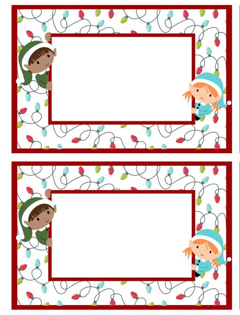 Blank Christmas Labels - Cute, Colorful Holiday Organization for ...