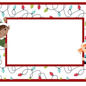 Blank Christmas Labels - Cute, Colorful Holiday Organization for ...