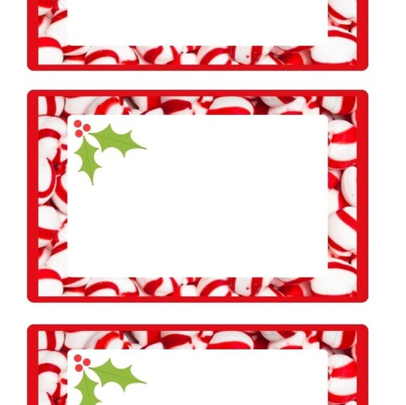 Blank Printable Christmas Labels Printable Online