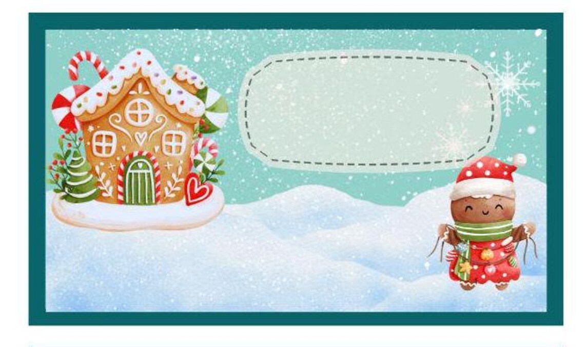 Christmas Labels - Digital Download for Organizing, Printable Blank ...