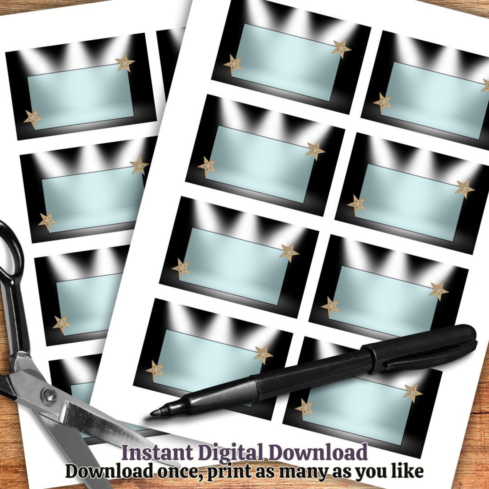 Spotlight Container Labels. Printable Blank Organization Labels for ...