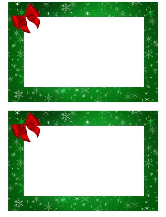 Christmas Labels - Digital Download for Organizing, Printable Blank ...