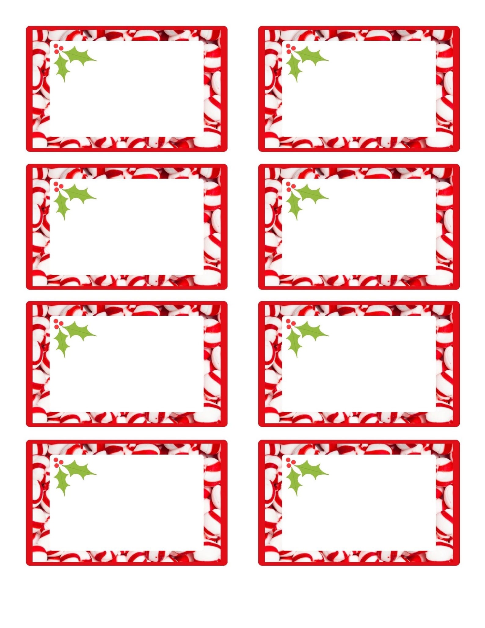 Christmas Labels - Digital Download for Organizing, Printable Holiday ...