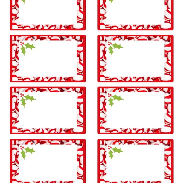 Christmas Labels - Etsy