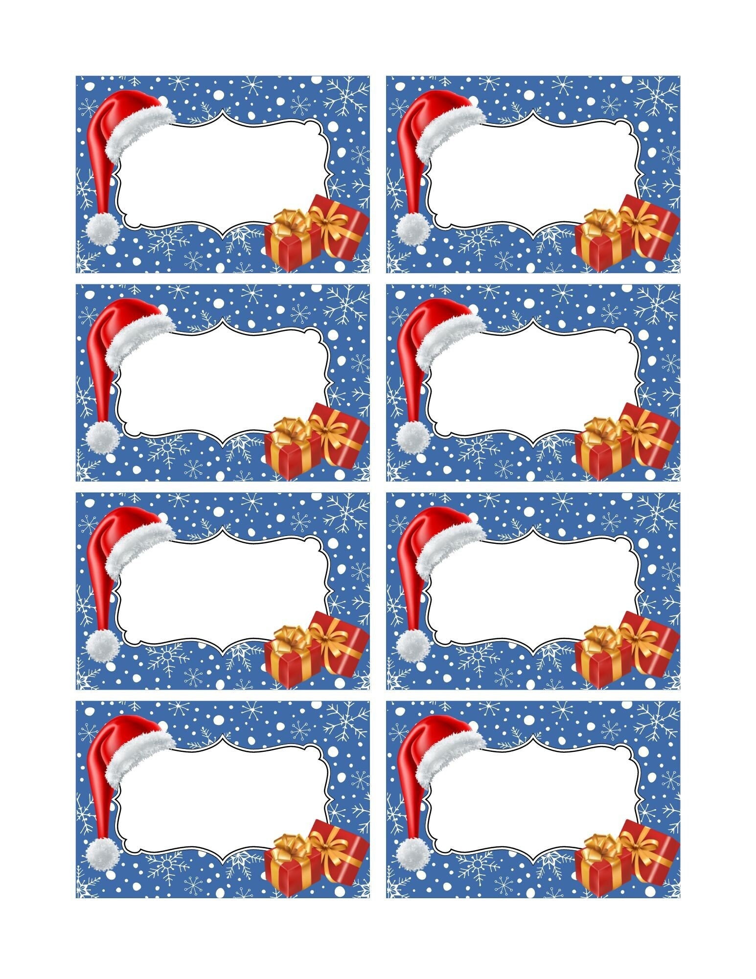 Christmas Label - Blank Holiday Organization for Storage Bins - Etsy