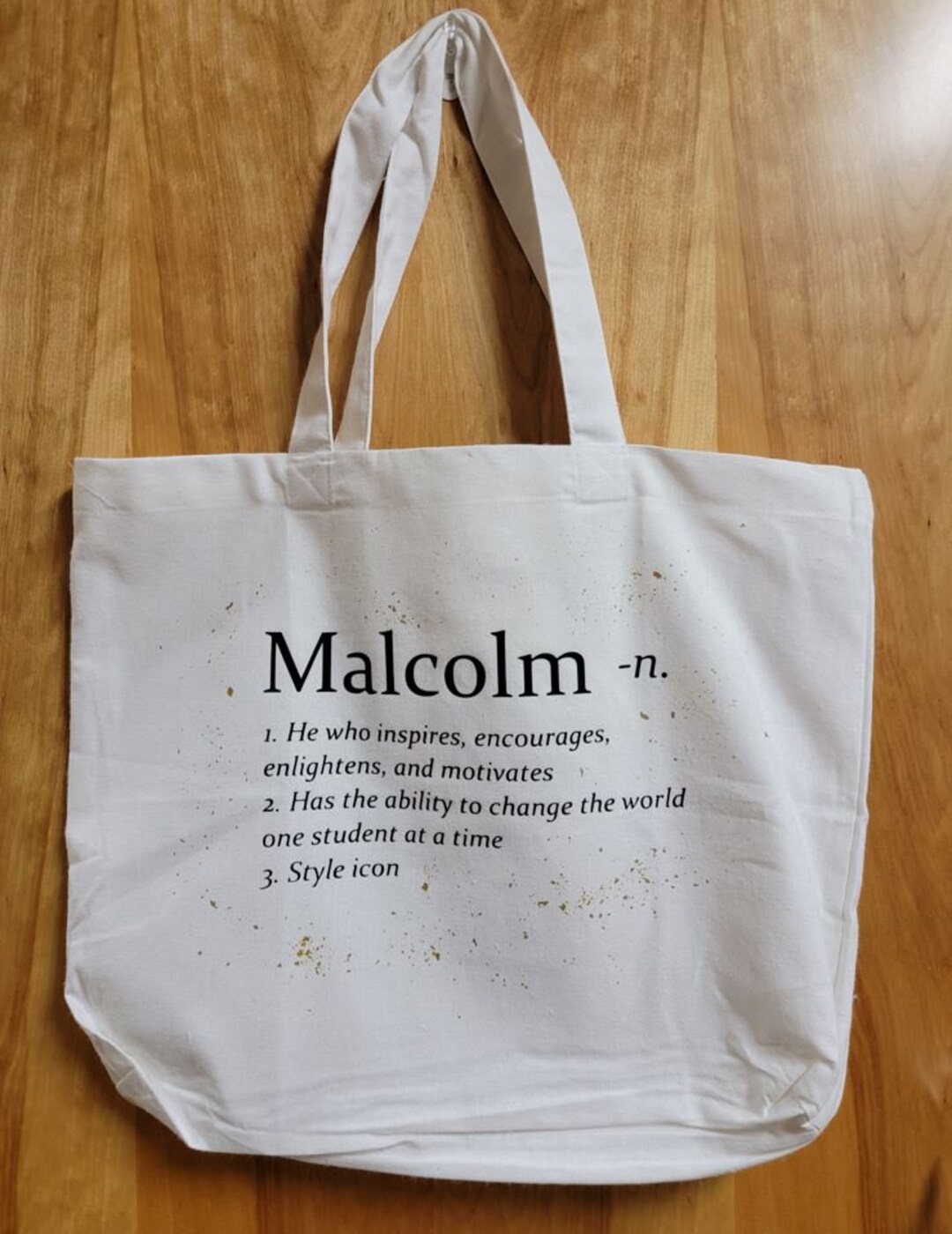 Custom Tote Bag Name and Definition Personalized Bag Gift for Teachers ...