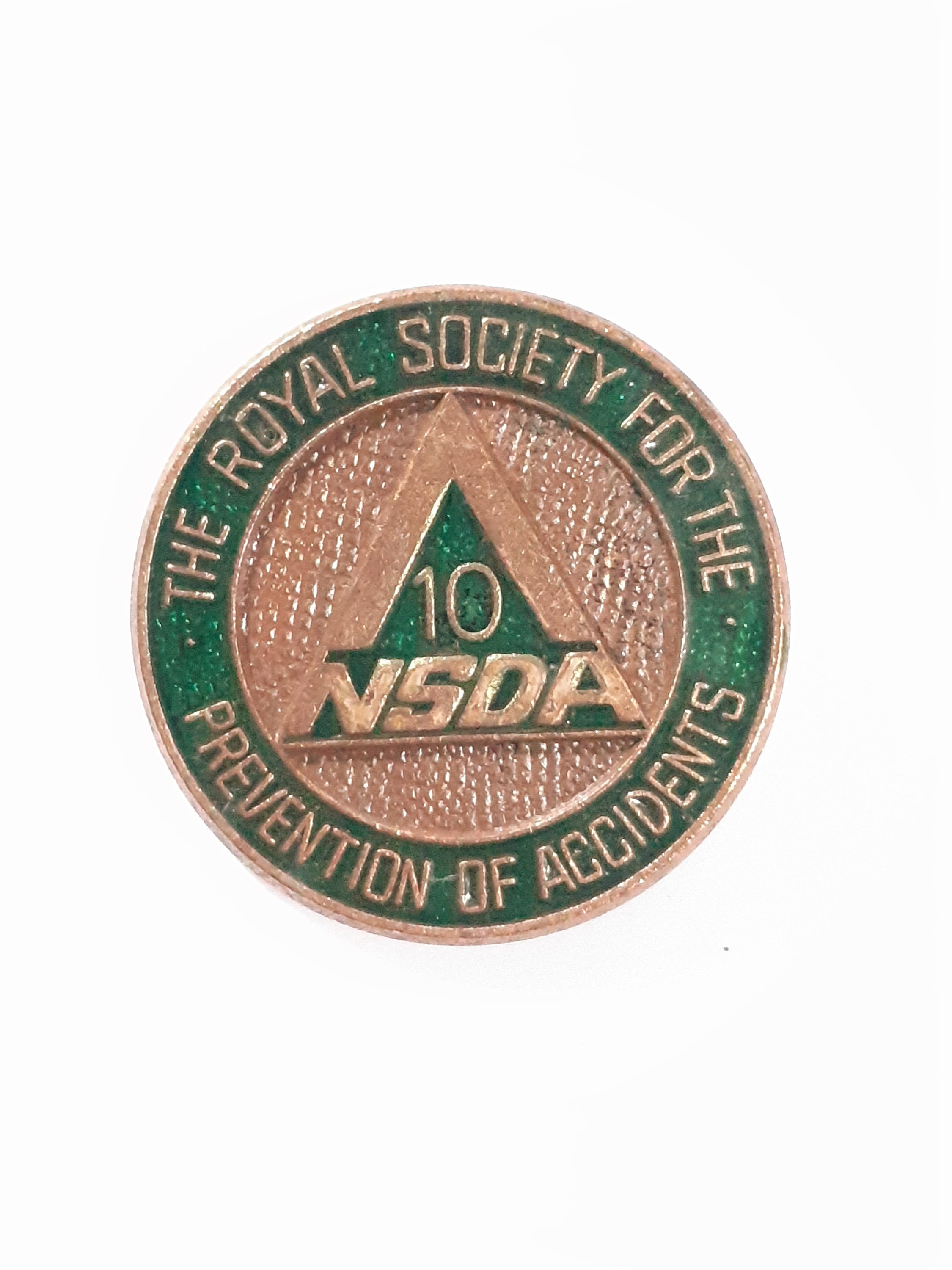 NSDA Ten Year Accident Free Enamel Badge Award | Etsy